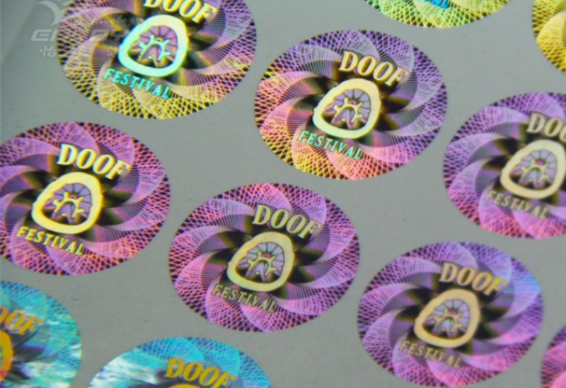 Holographic laser label sticker - Gemmylabel