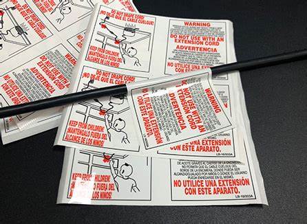 UL Power Cord Labels - Gemmylabel
